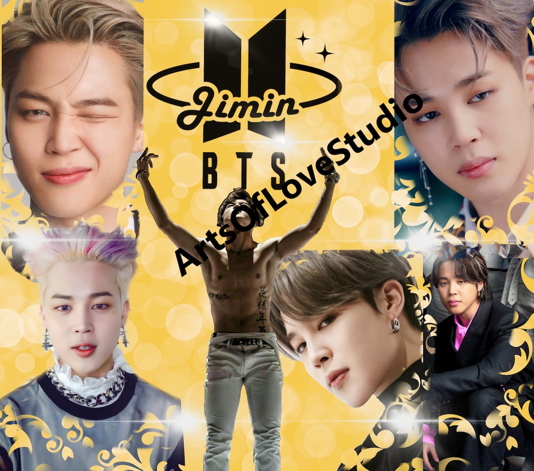 BTS Jimin Merch 20oz Straight Skinny Tumbler Design - Etsy