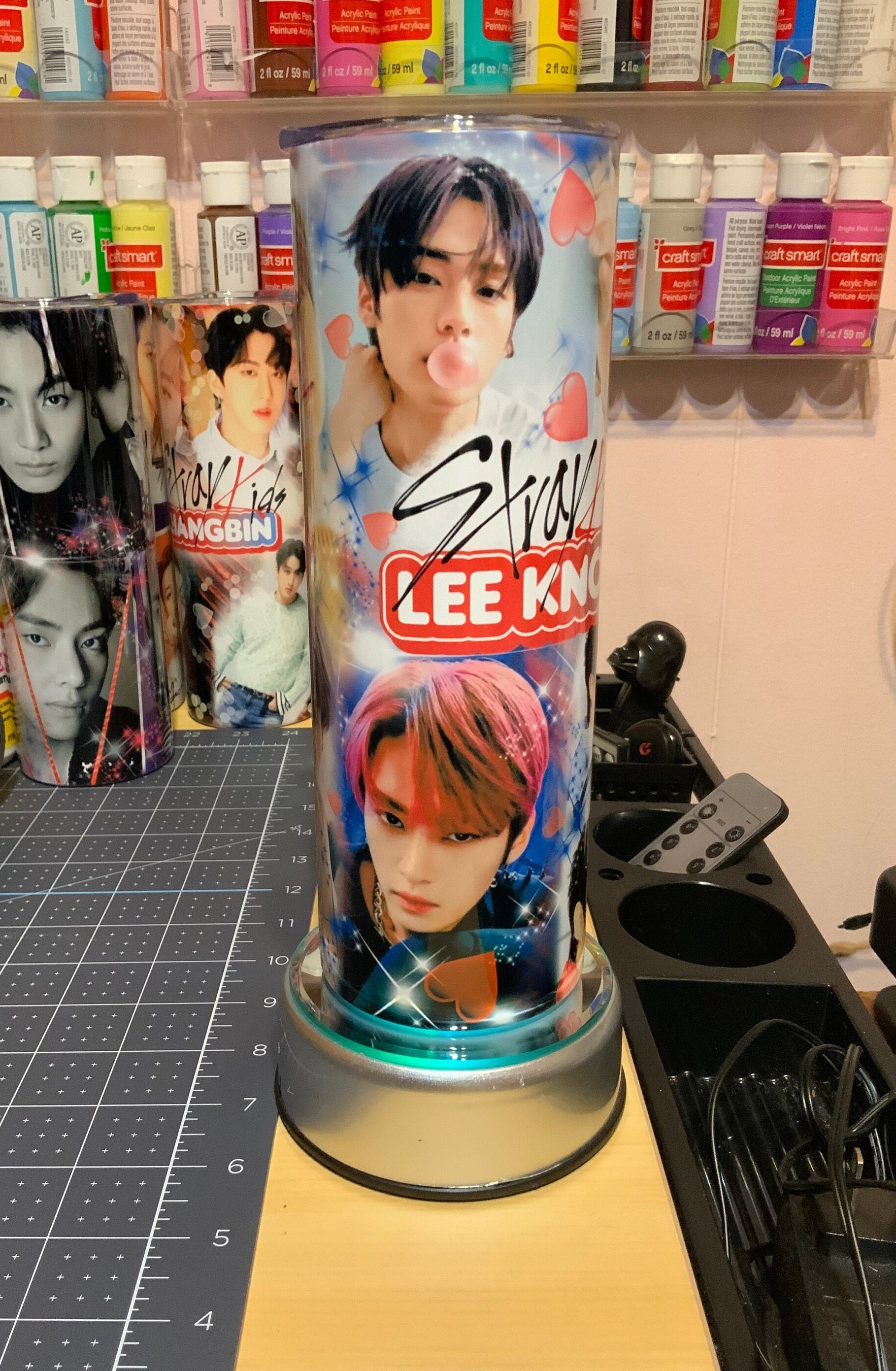 Stray Kids Lee Know Tumbler 20oz. Straight Skinny Tumbler KPOP - Etsy