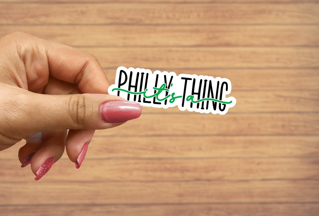 It's A Philly Thing Sticker, Football Sticker, Philly Stickers, Laptop ...