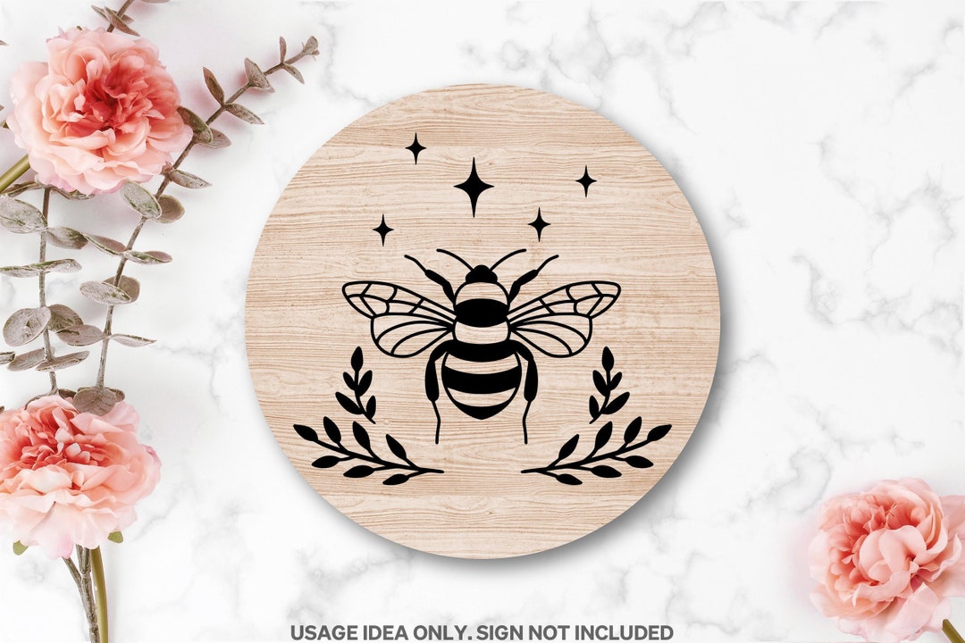 Bee Vinyl Decal, Bee Decal Car, Bumble Bee Decor, Mystical Decal, Gift ...
