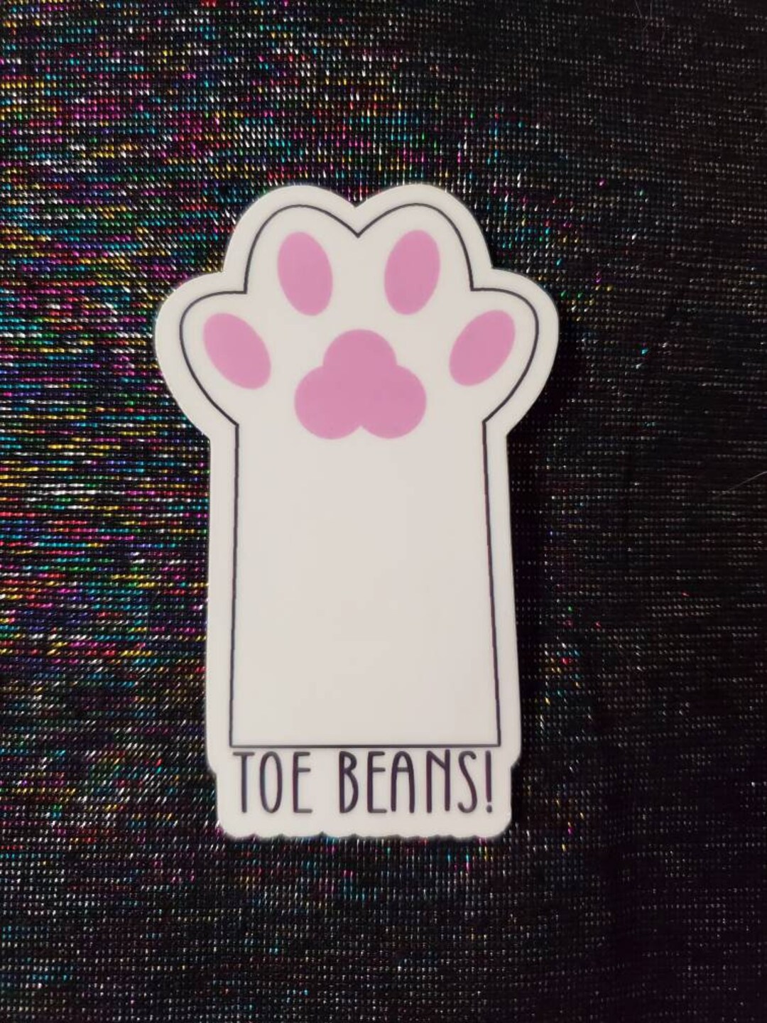 Toe Beans Sticker, Cat Paw Sticker, Cat Gifts, Gift for Cat Lover, Pet ...