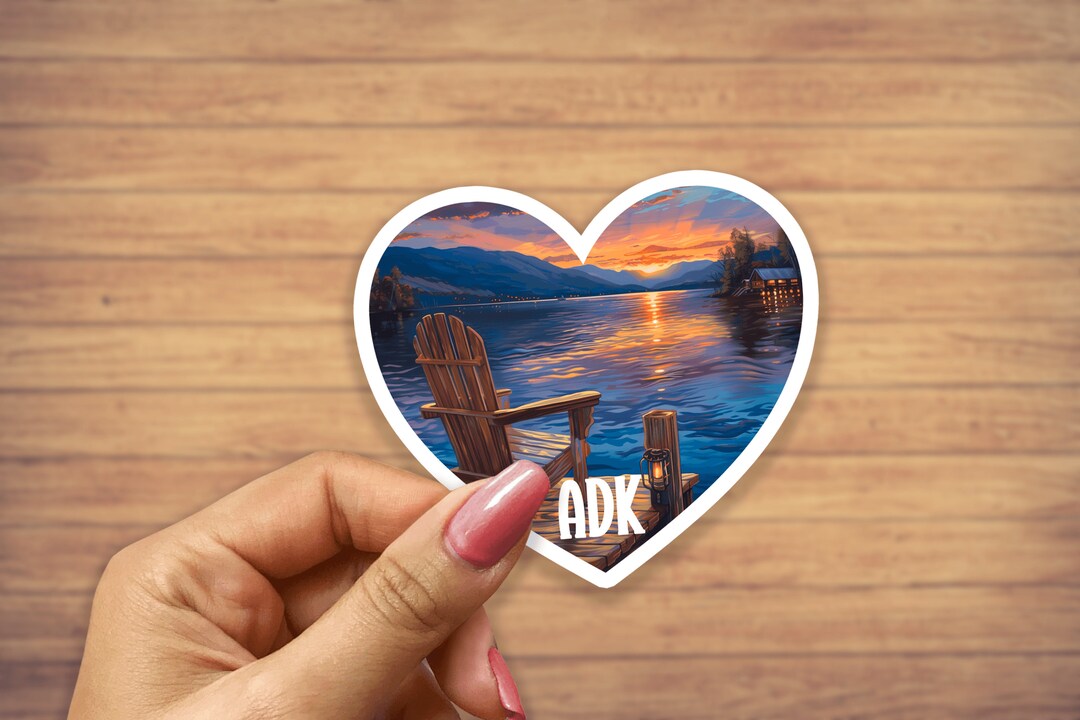 ADK Sticker, Adirondacks Gifts, Camping Gifts, Adirondack Sticker ...