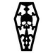 Coffin Decal for Halloween, Halloween Decor, Crafting Supplies, Spooky ...