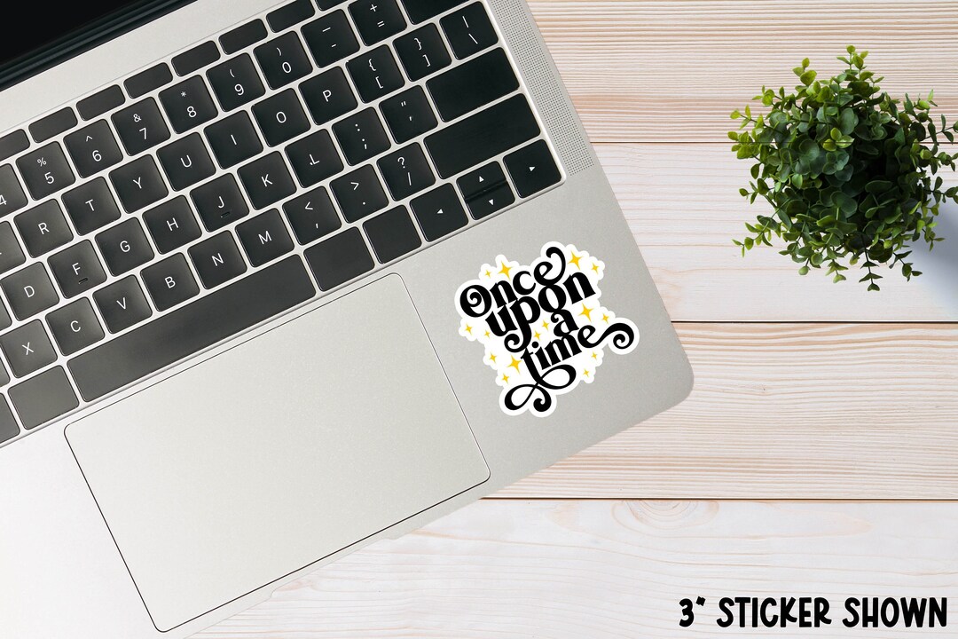 Once Upon A Time Sticker, Bookish Sticker, Book Lover Gift, Stocking ...