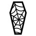 Coffin Decal for Halloween, Halloween Decor, Crafting Supplies, Spooky ...