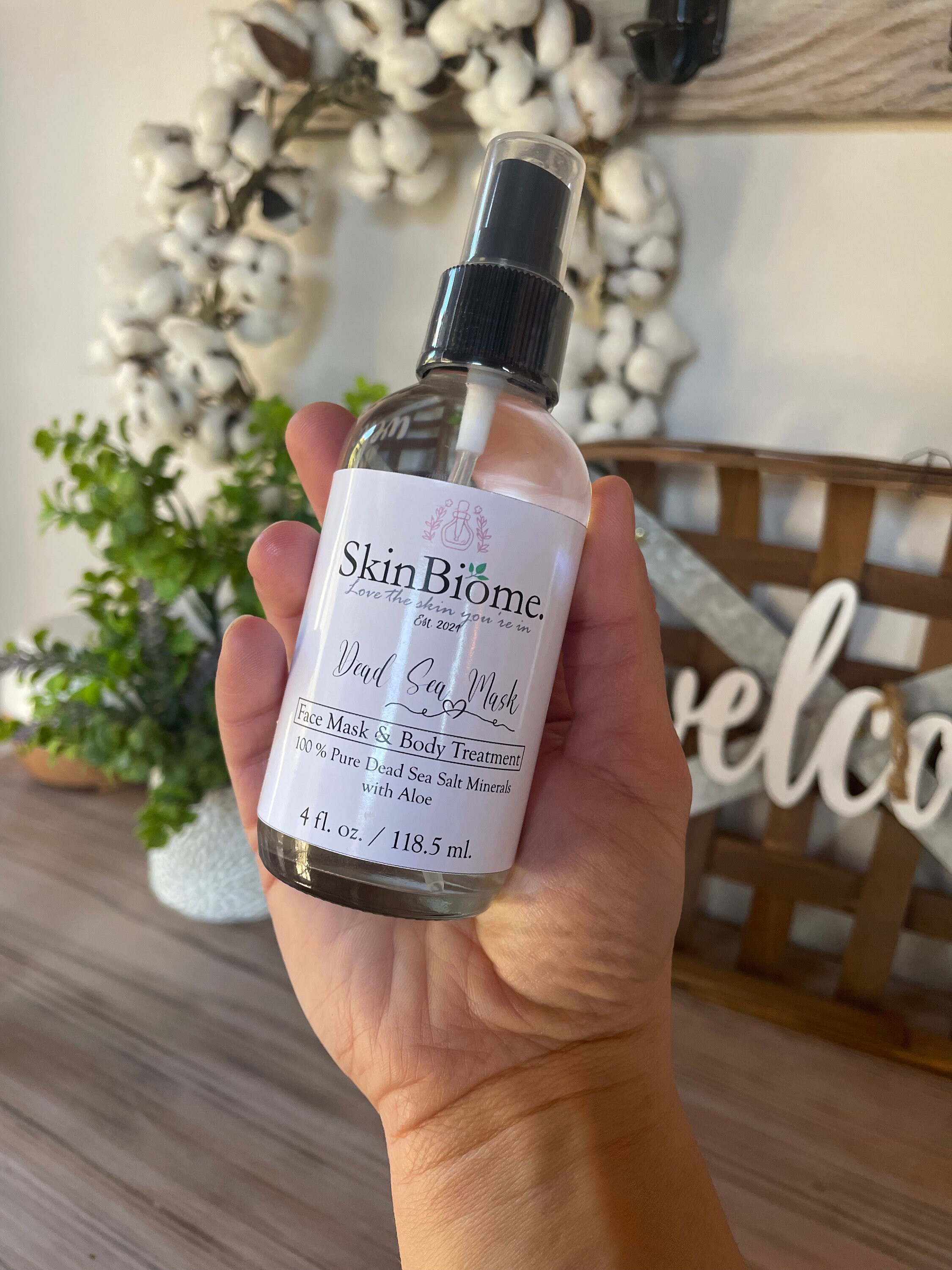 Dead Sea Salt Face Mask & Hot Spot Spray/psoriasis/itch Relief - Etsy