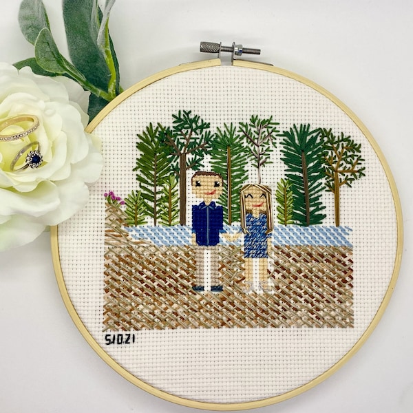 Cross Stitch People - Etsy