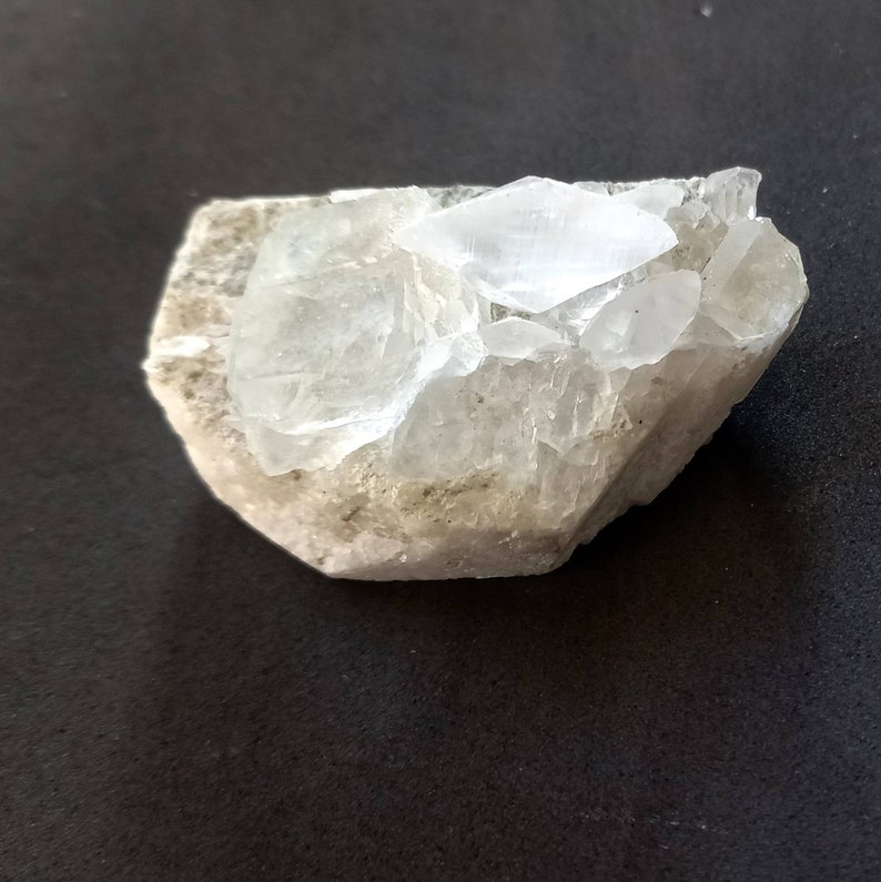 Benz Calcite and Quartz Crystal Specimen Rare Thumbnail 47.1 - Etsy