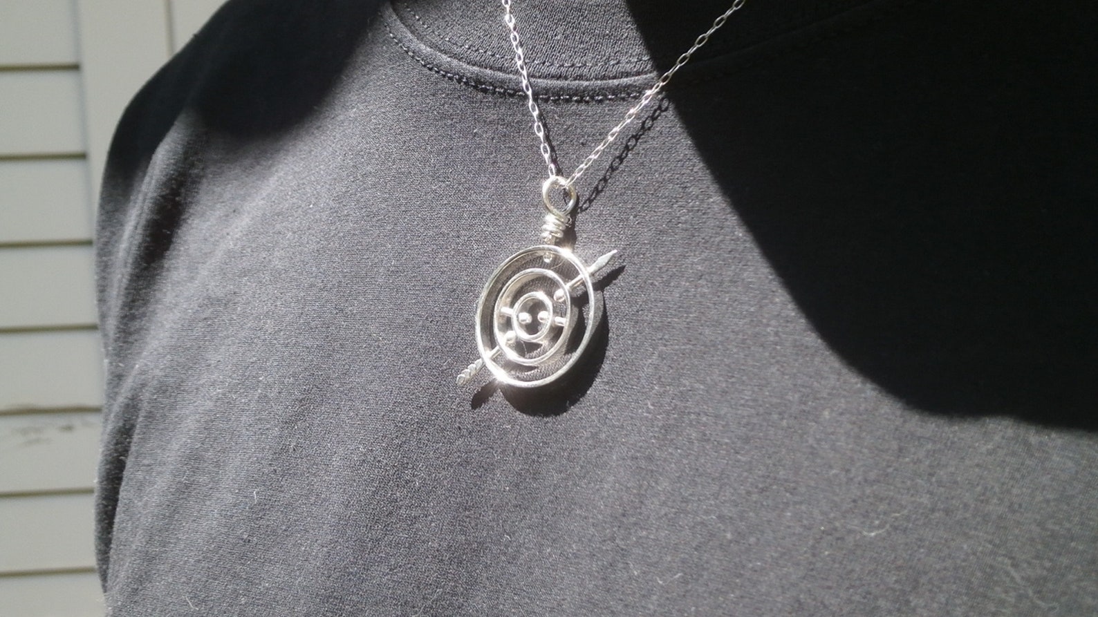 Sterling Silver Gyroscope Necklace: Handmade Moving Rings Pendant - Etsy