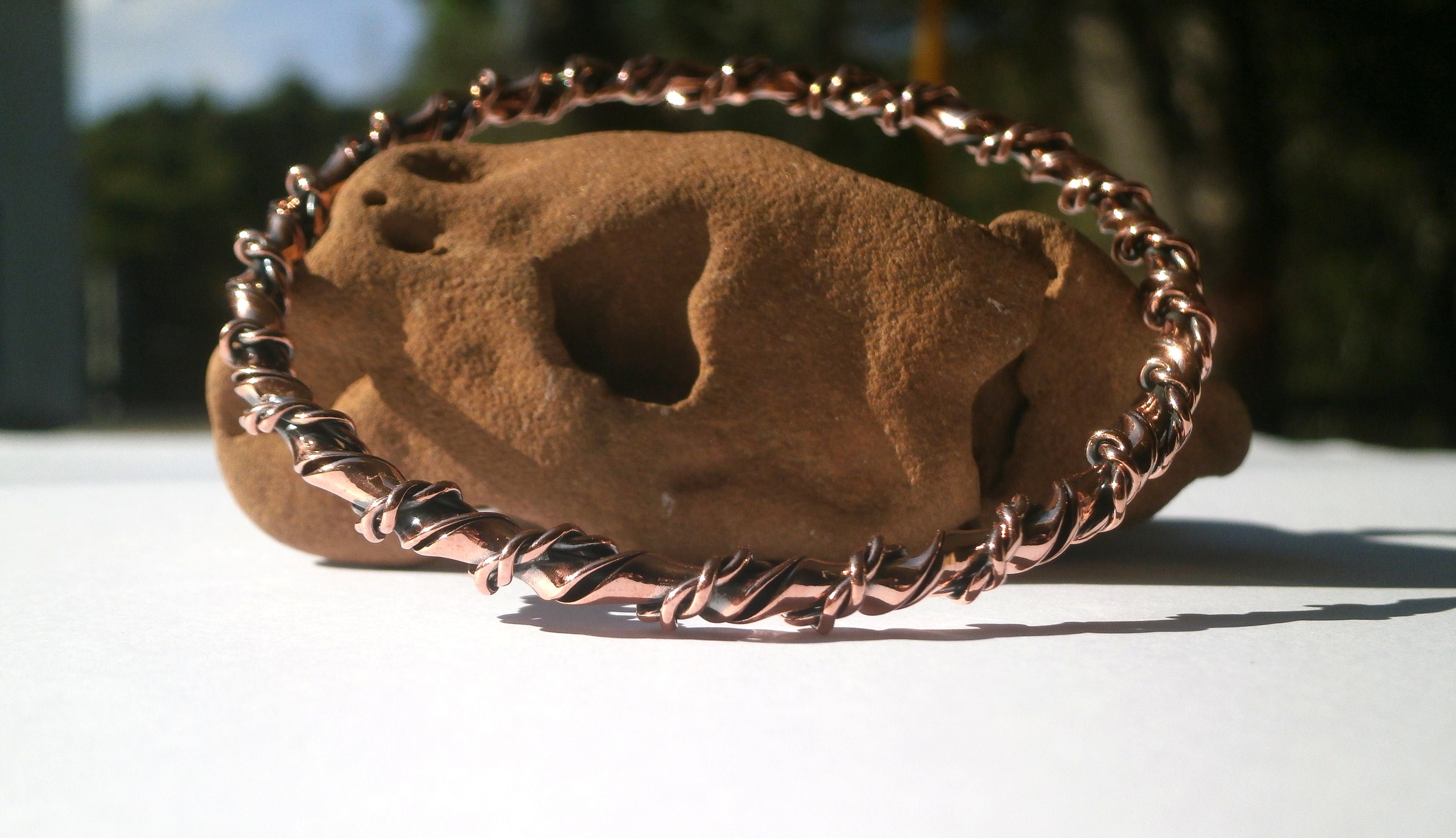 Wrap Woven Bracelet Viking Style, Torque Womens Bracelet, Celtic Wire ...