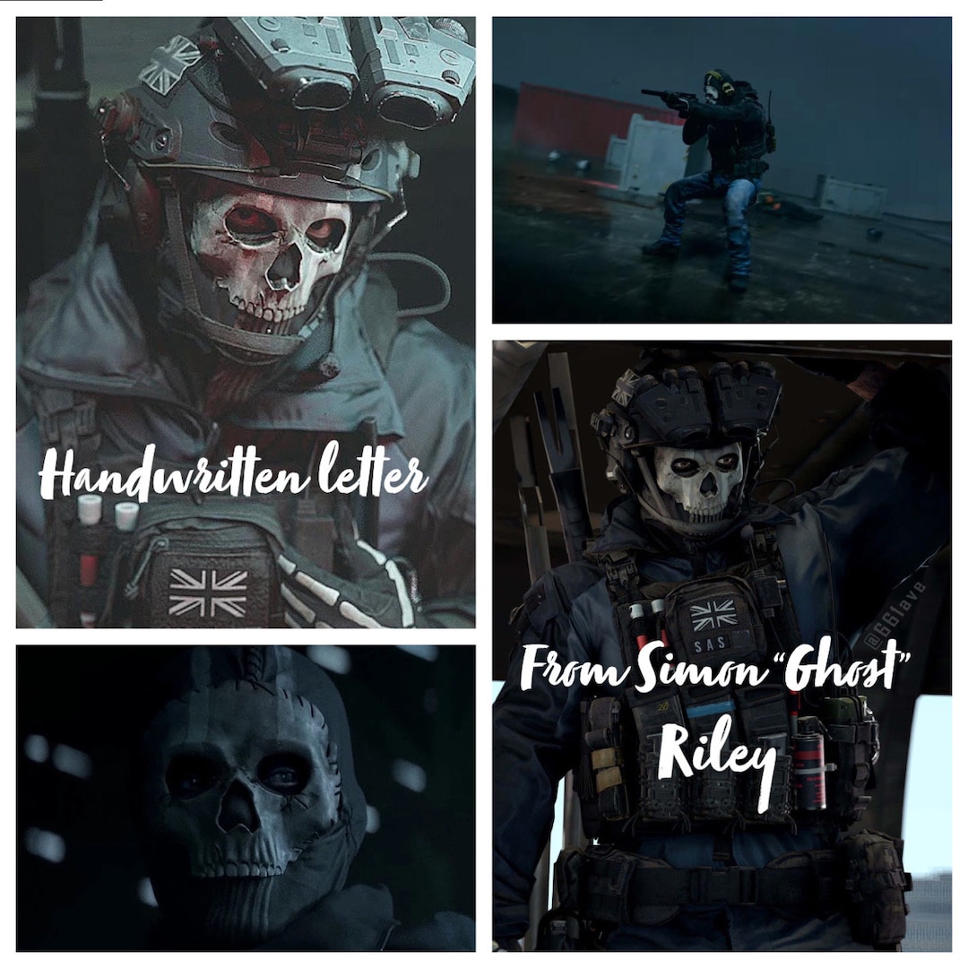 Handwritten Letter From Simon ghost Riley Call of Duty - Etsy UK