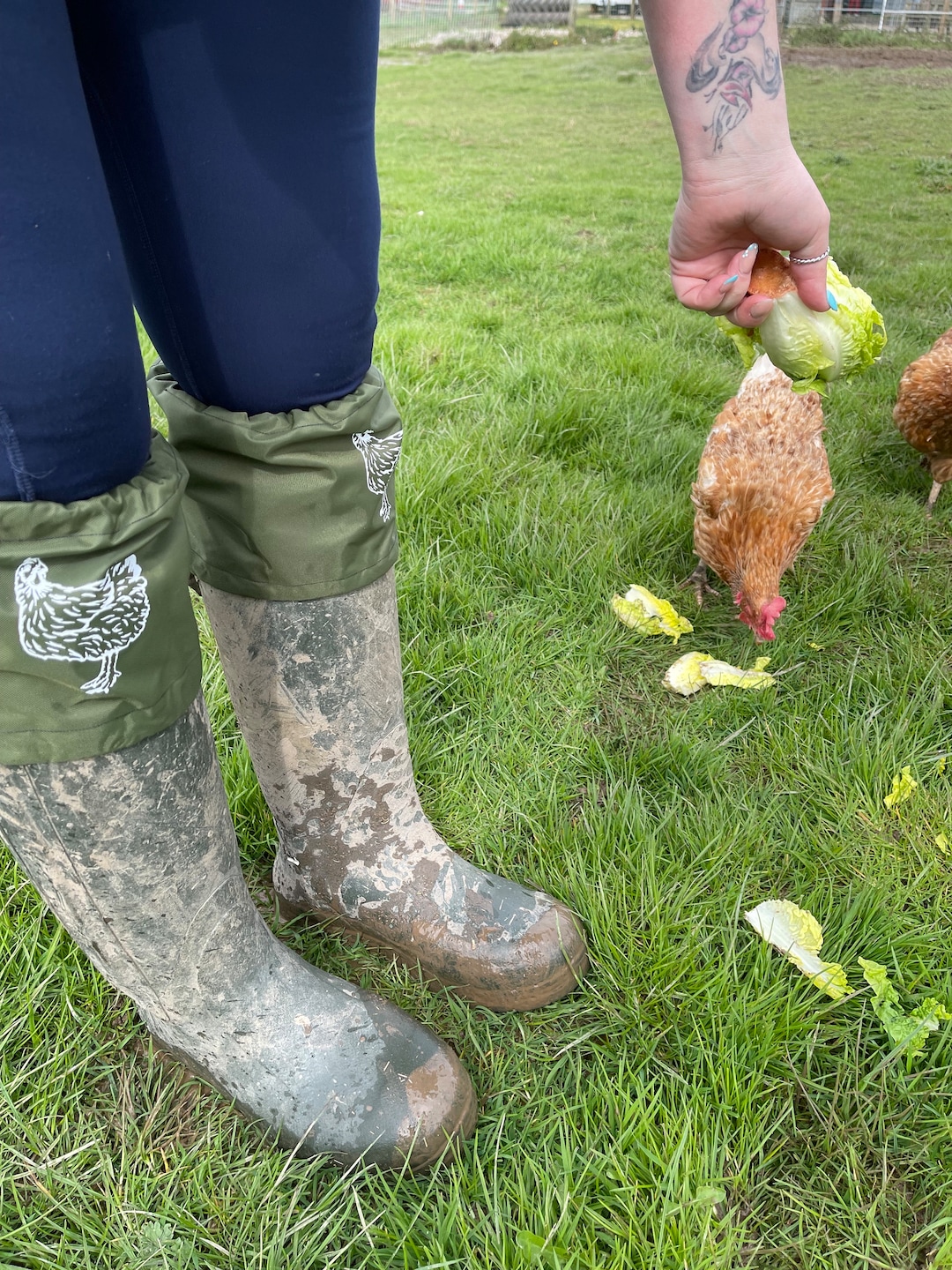 Welly Boot Toppers Country Farm Theme Chicken - Etsy UK
