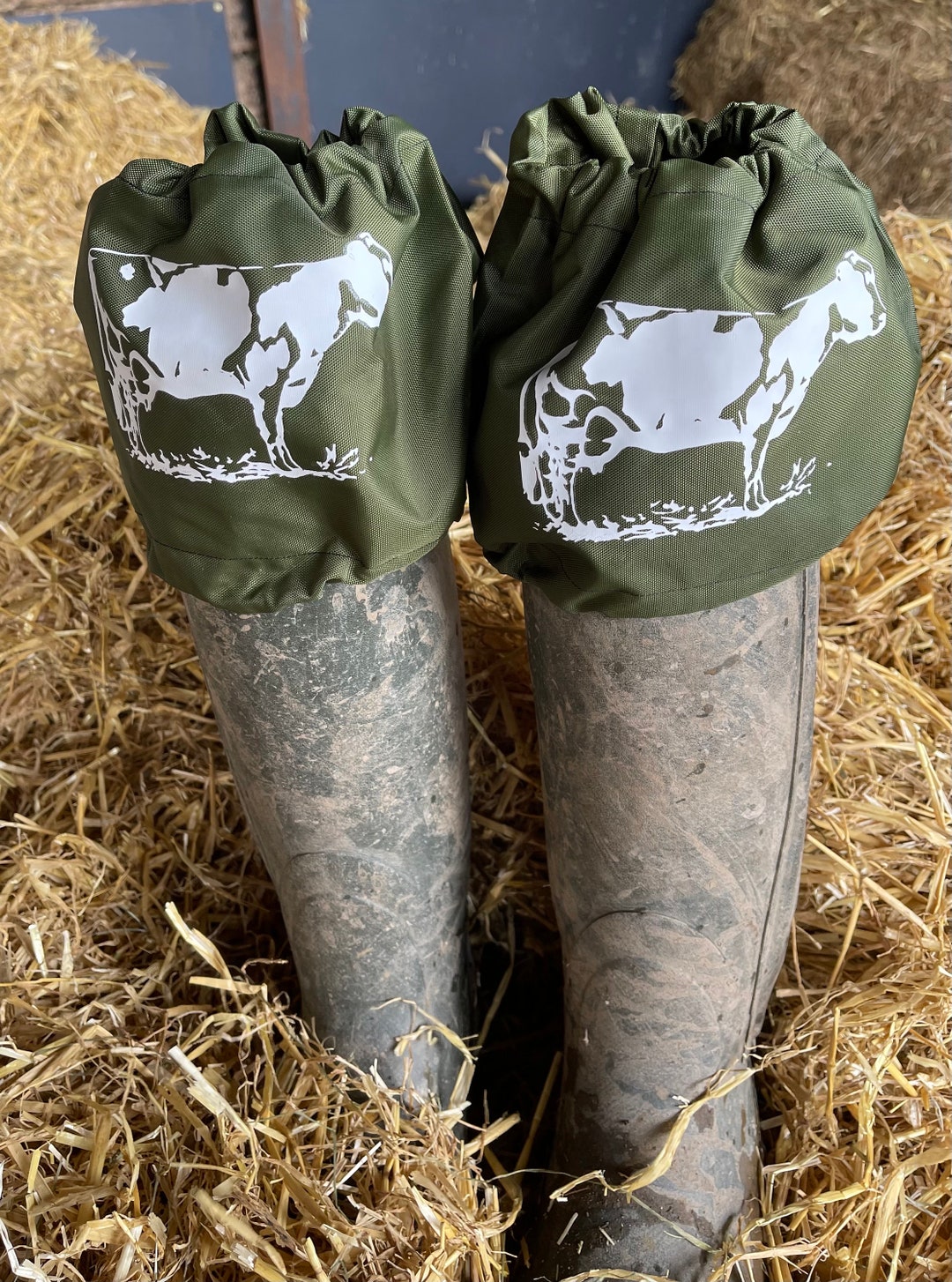 Welly Boot Toppers Country Farm Theme Cow - Etsy