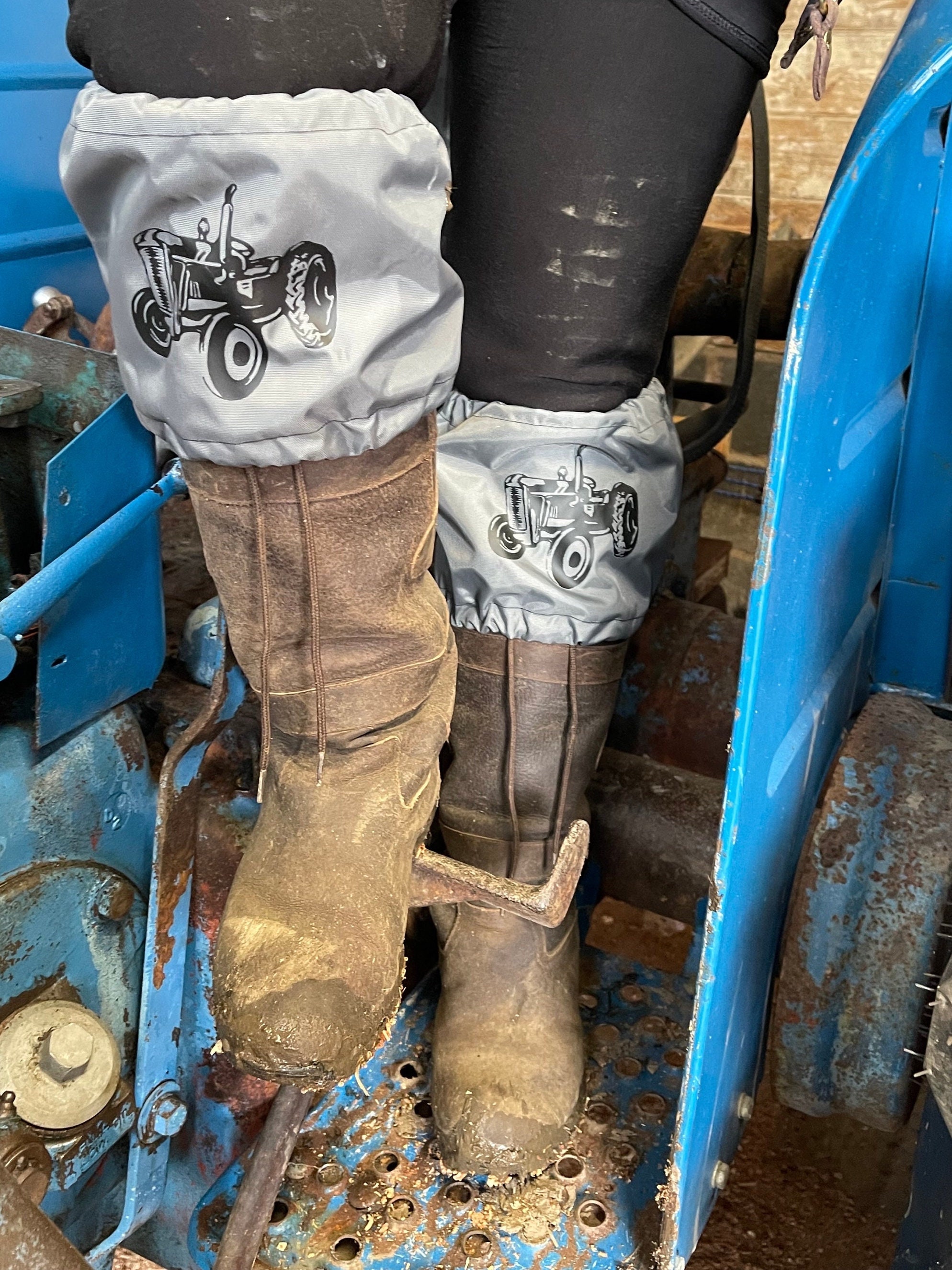 Welly Boot Toppers Country Farm Theme Tractor - Etsy UK