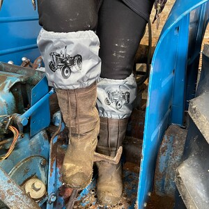 Welly Boot Toppers Country Farm Theme Tractor - Etsy UK