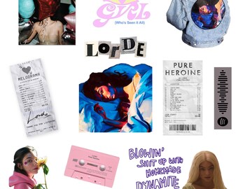 Lorde Stickers - Etsy