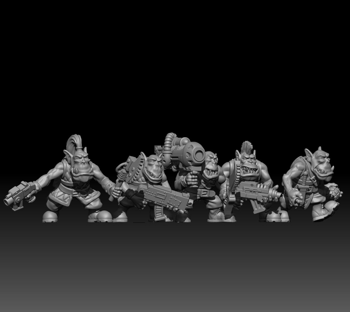Old School Ork Boyz Multipart Kits - Etsy UK