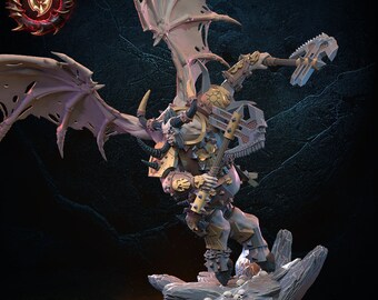 3D Printed Daemon Prince of the Legion by Lost Kingdom Miniatures - Etsy