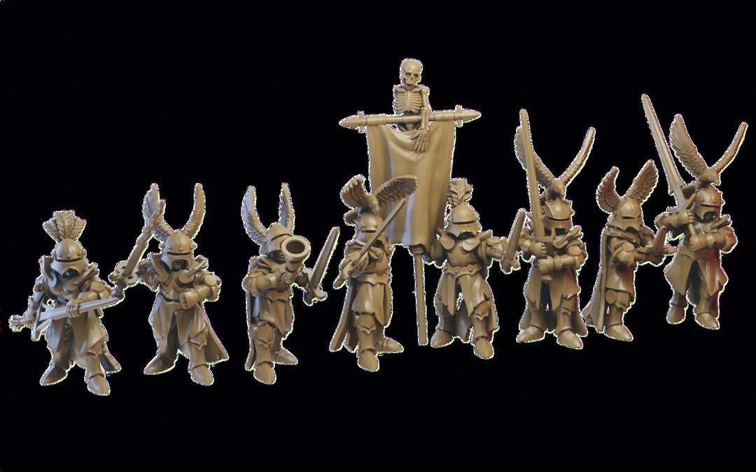 Undead Black Army - Vampire Infantry - Etsy