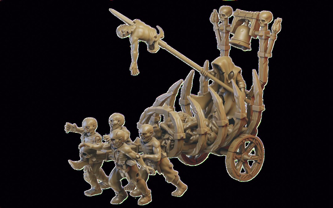 Undead Black Army - Corpse Cart - Etsy