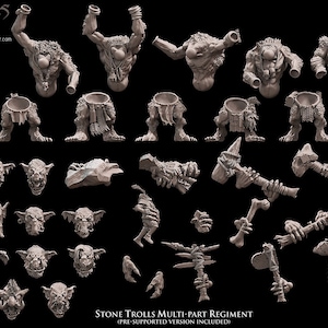 Stone Trolls Regiment - Multi Part - Etsy