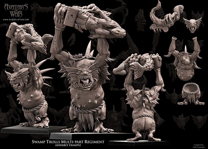 Swamp Trolls Regiment - Multi Part - Etsy