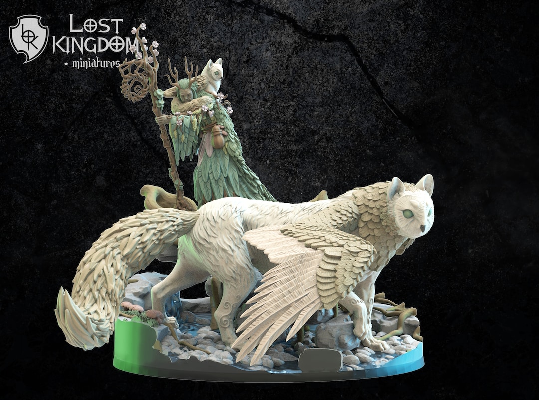 Saori Ancient Druid With Nekokuro - Etsy