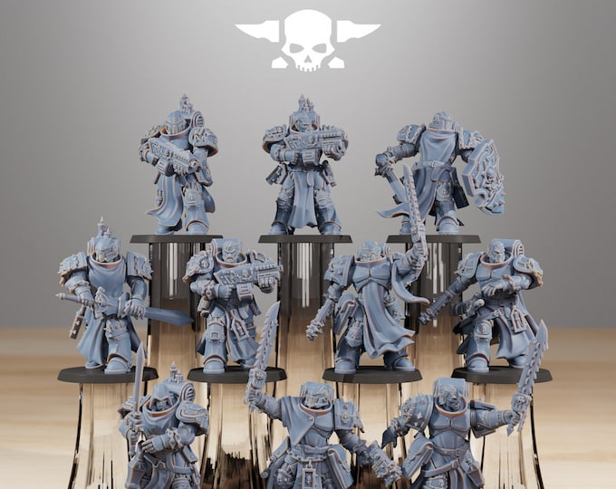 Socratis Doom Reapers Stationforge 10x Characters 10x 32mm Bases ...