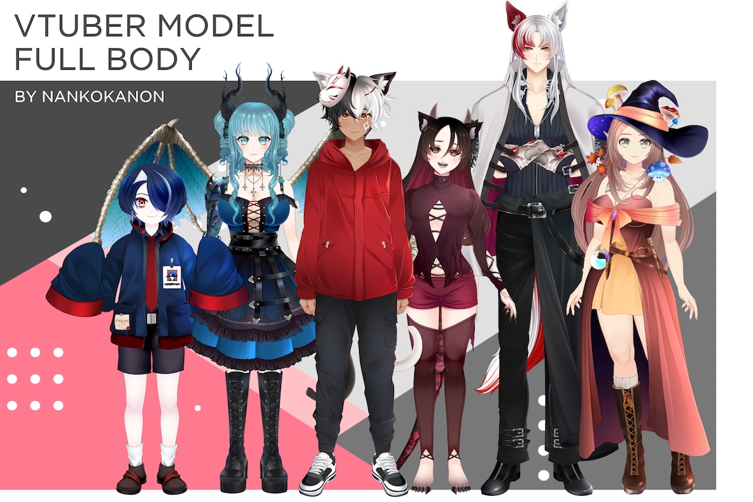 Live D Vtuber Model Art Rigging Design Etsy | My XXX Hot Girl