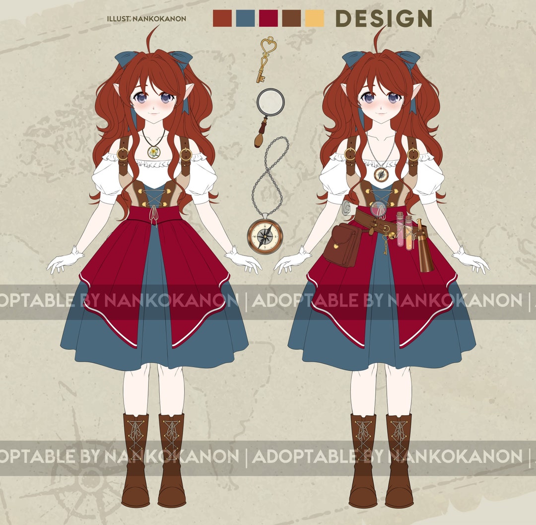 Adoptable Vtuber Model Fantasy Cottagecore - Etsy