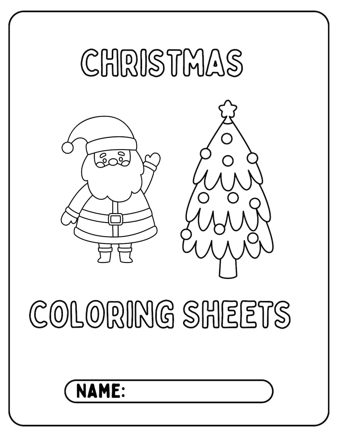 CHRISTMAS COLORING Packet 2024 - Etsy