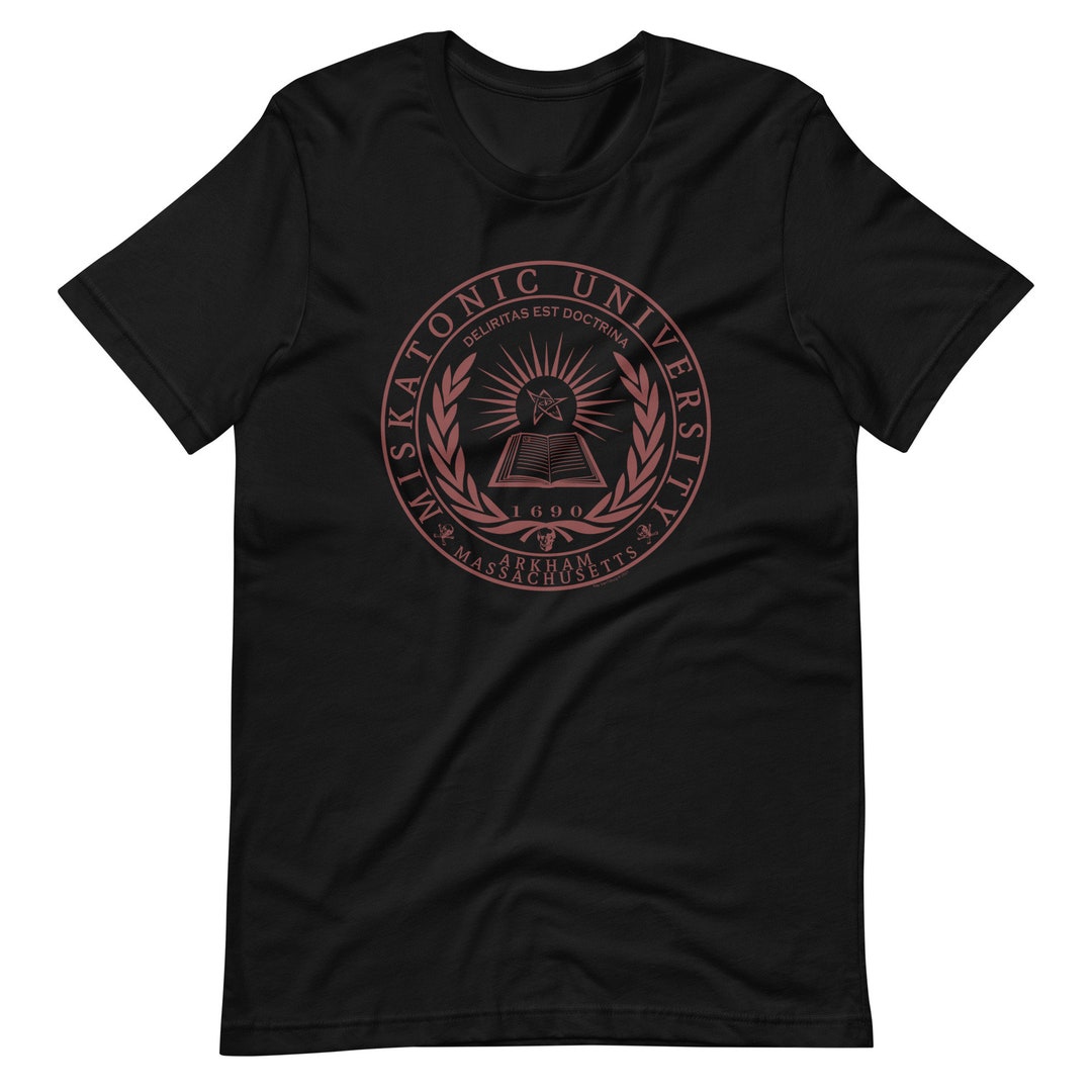 Miskatonic University Seal/logo, Unisex T-shirt - Etsy