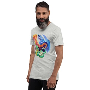 Dragon, Drake, Wyrm, Three Types of Mystical Creatures. Unisex T-shirt ...