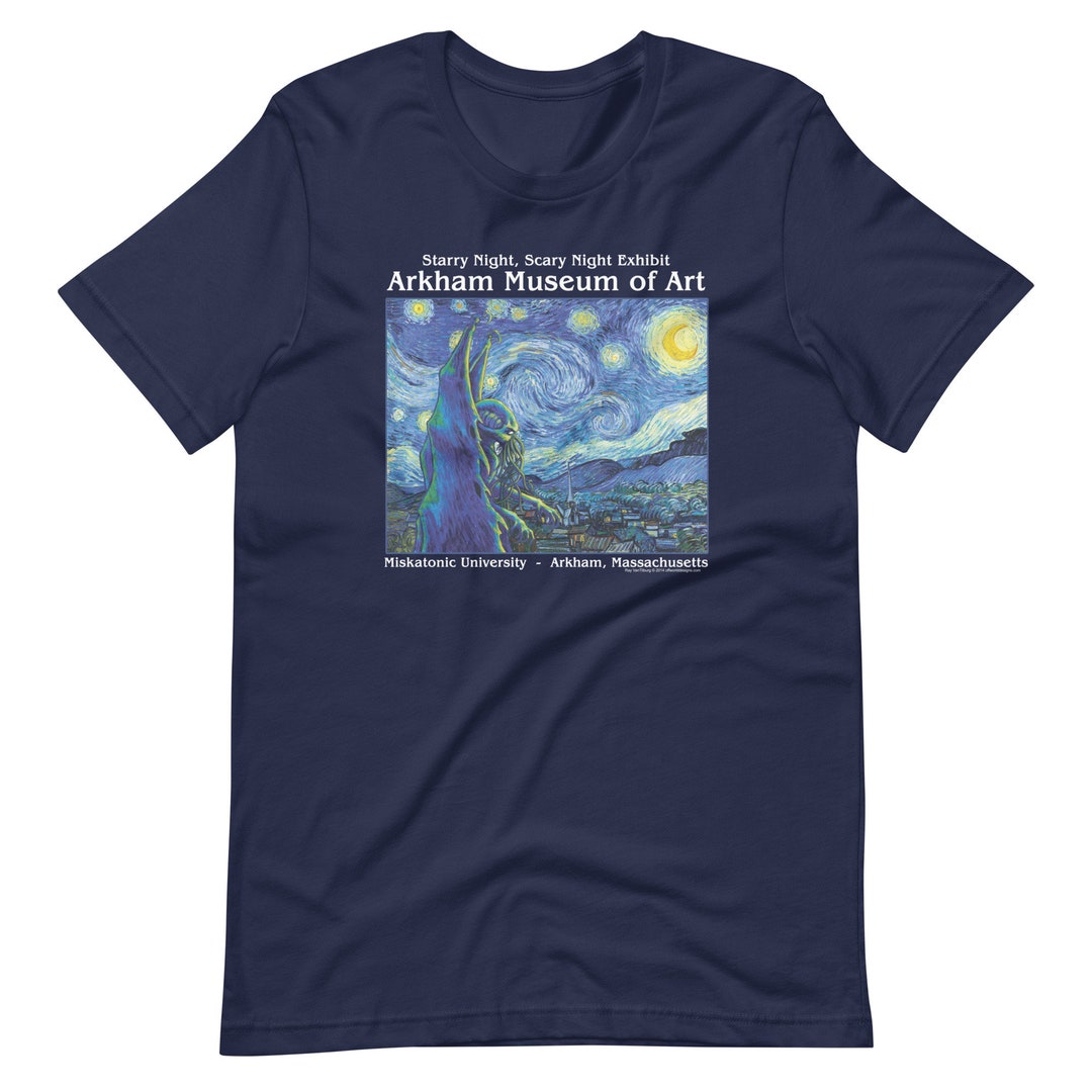 Starry Night, With Cthulhu - Unisex T-shirt - Etsy