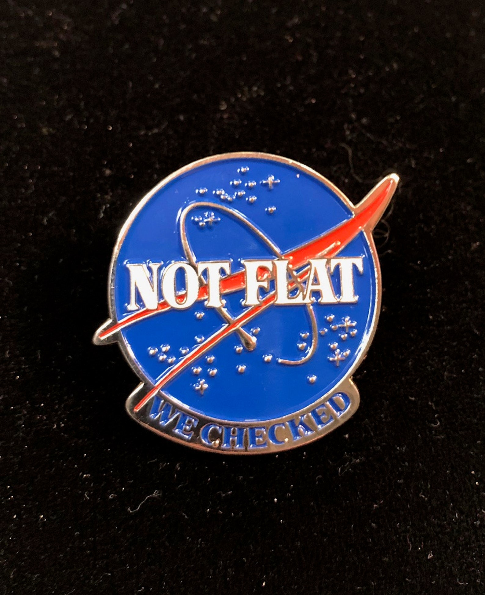 Not Flat Original Collectable Pin Earth - Etsy