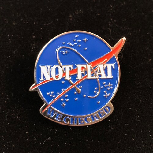 Not Flat Original Collectable Pin Earth - Etsy