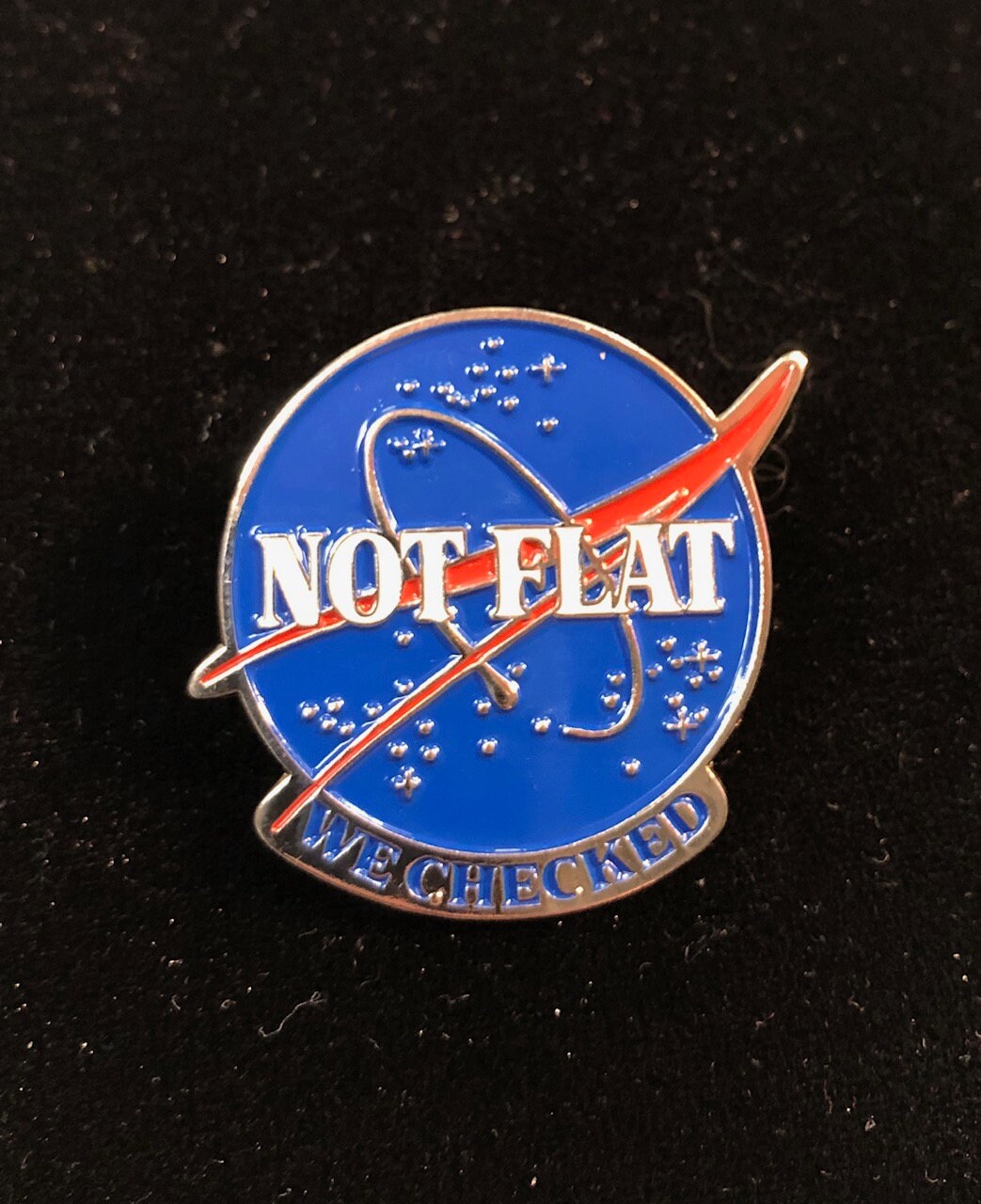 Not Flat Original Collectable Pin Earth - Etsy
