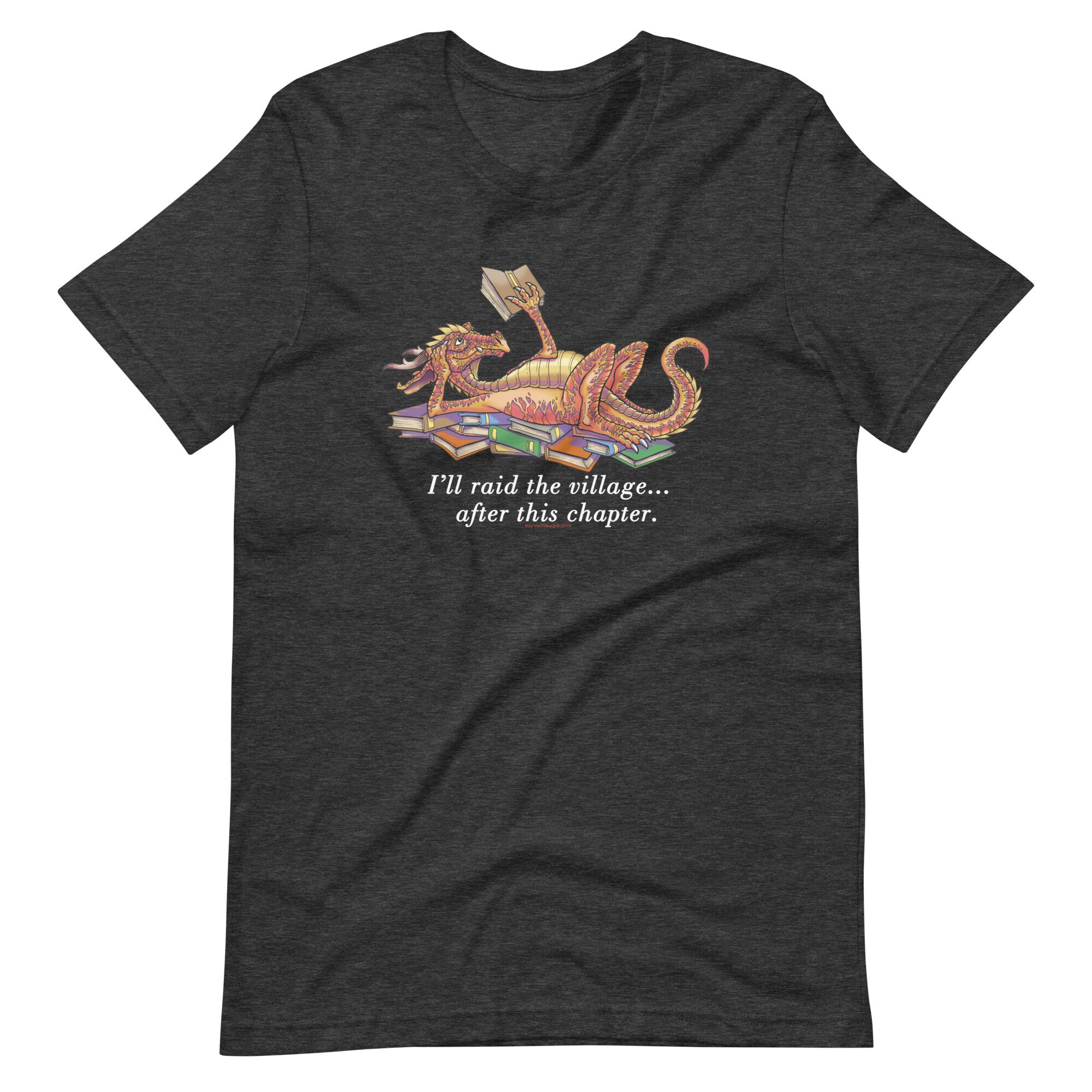After This Chapter, Dragon Reading a Book, Unisex T-shirt - Etsy