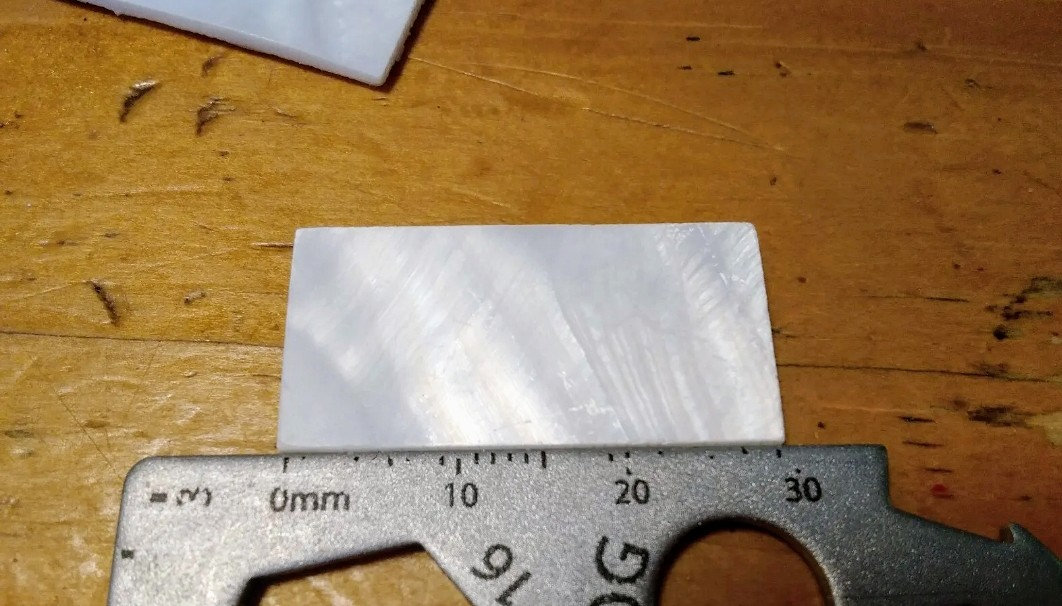 6 Pcs White Mother of Pearl Inlay Blanks - Etsy