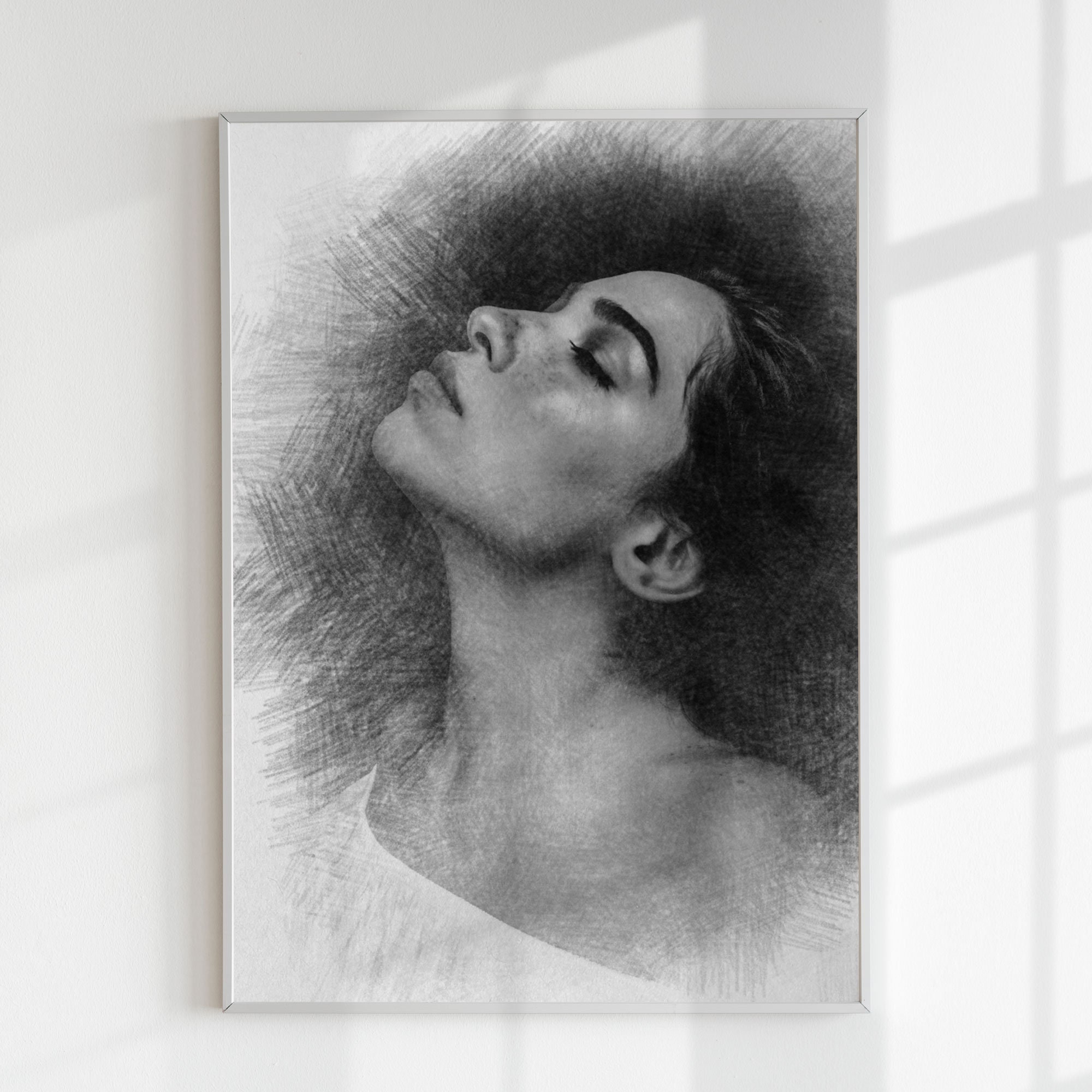Pencil Drawing Portrait From Photo Digital Sketch From Photo - Etsy