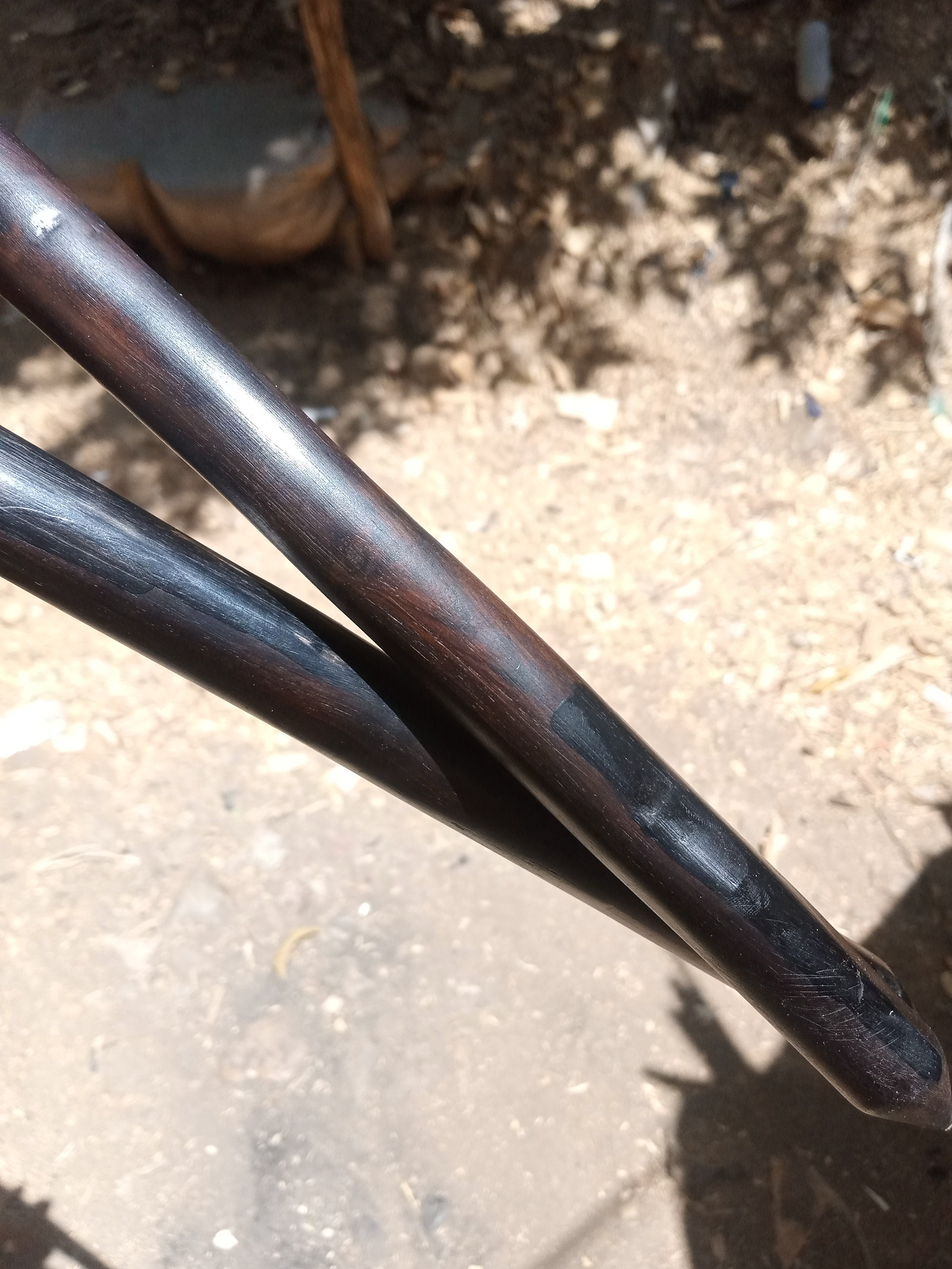 Maasai Traditional Blackwood Lion Talking Stick Original Handcarved U ...