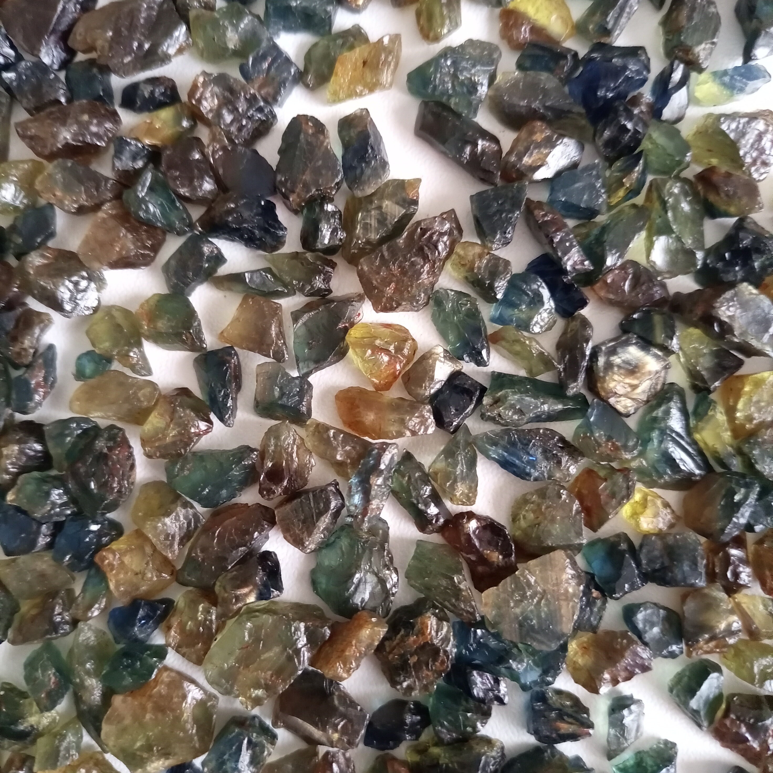 1KG Gem Sapphire Mix Parcel Natural Gemstone Rough Jewelry Facet Grade ...