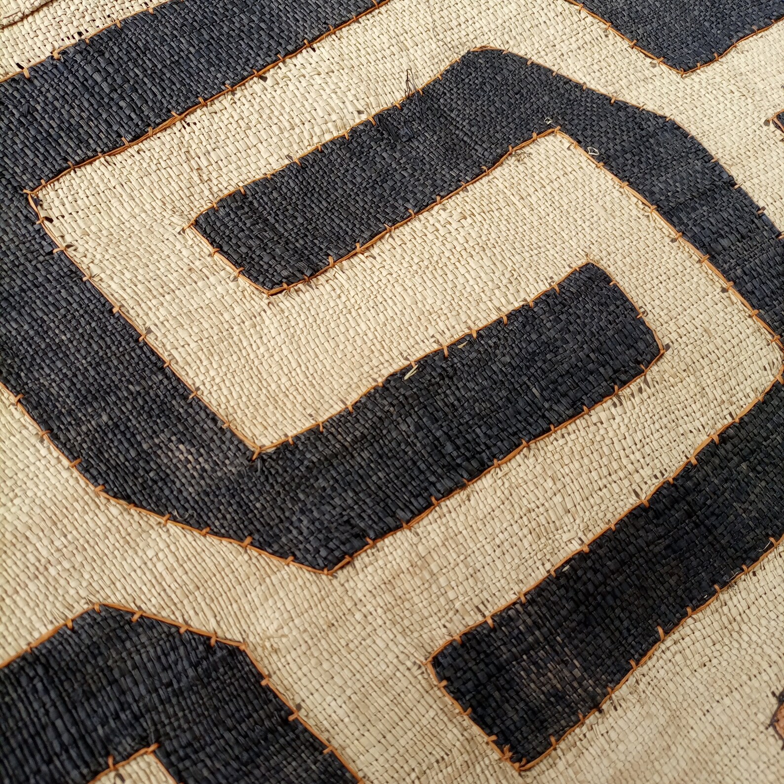 116x24 INCH Bakuba Tribe Original Clothes Textile Tapestry Kasai DRC ...