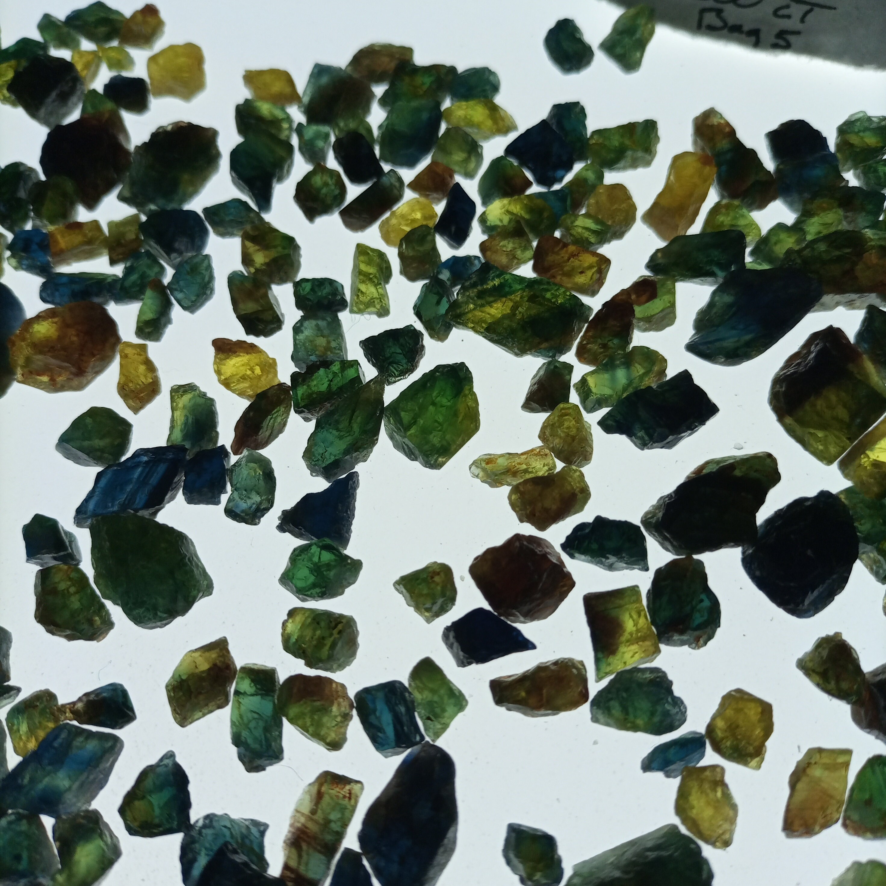 1KG Semi Gem Sapphire Mix Parcel Natural Gemstone Rough Jewelry Grade ...