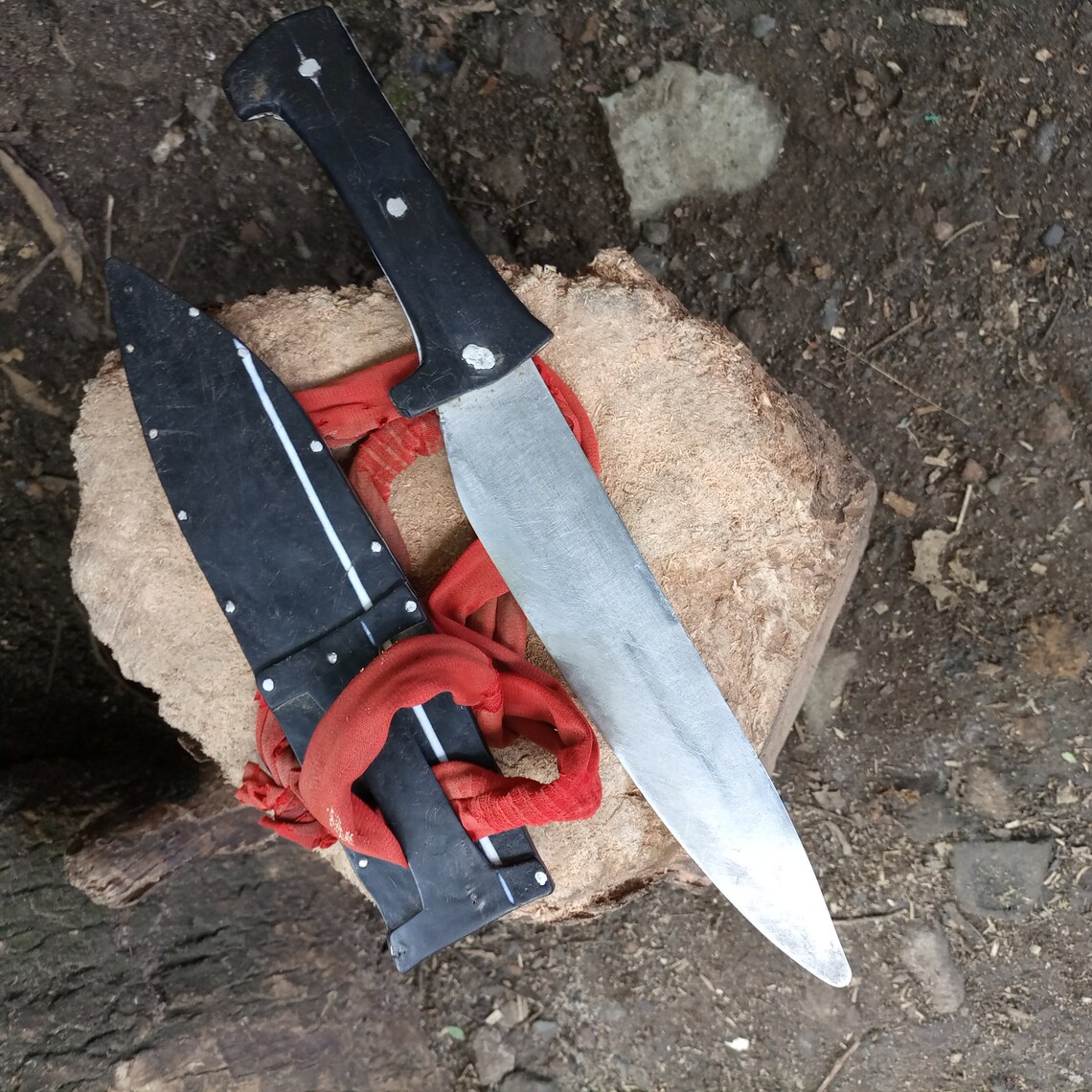 Vintage Turkana Warriors Hunting Knife Full Tang Antique Kenya African ...