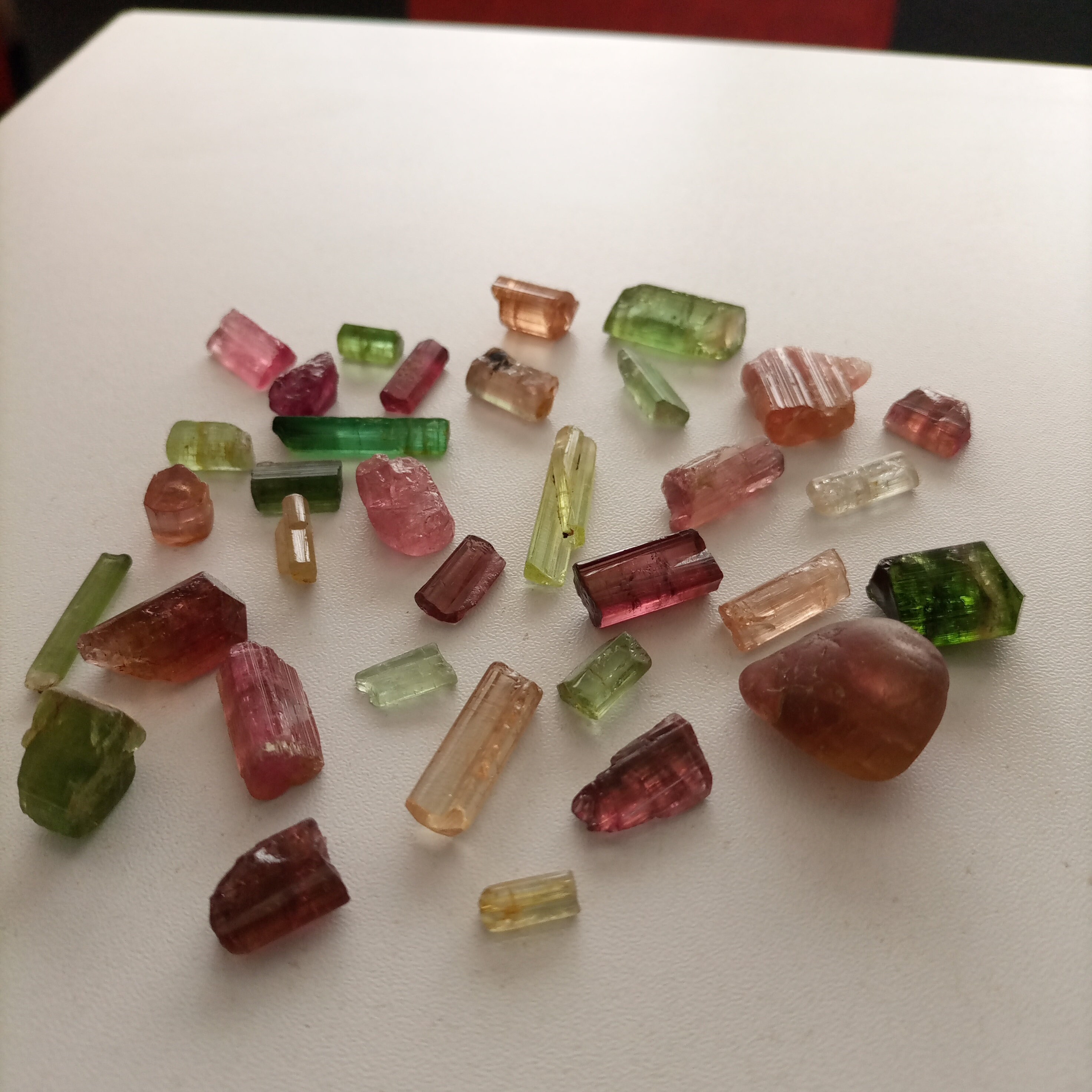 52.6gram Gem & Semi-gem Tourmaline Mix Parcel Natural Gemstone Rough ...