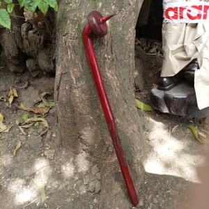 Traditional Tokofini Style Talking Stick Original Handcarved U Pik Wood ...