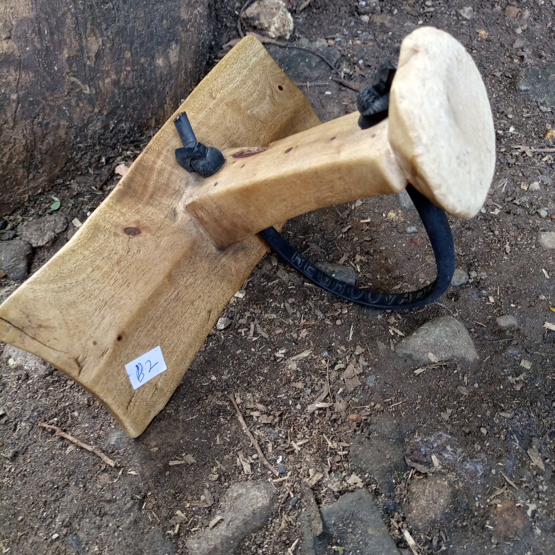 Vintage Pokot Acacia Wood Stool Chair Seat Headrest Antique Kenya ...
