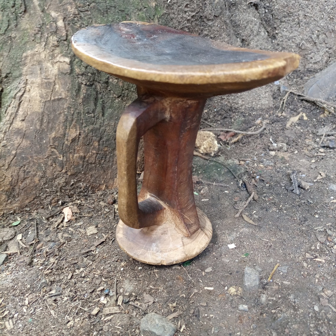 Vintage Turkana Pokot Stool Chair Seat Headrest Antique Kenya African ...