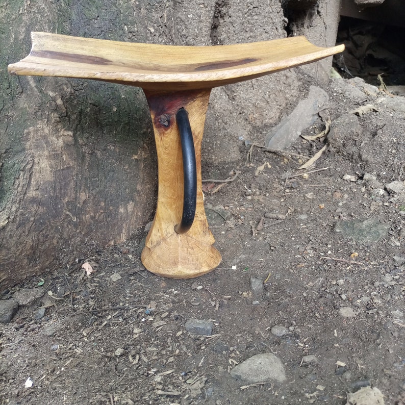 Vintage Turkana Wood Stool Chair Seat Headrest Kenya Africa - Etsy
